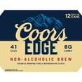 Coors Edge Non-Alcoholic Beer Multipack, 12 Pack, 12 fl oz Cans, 0.4% ...