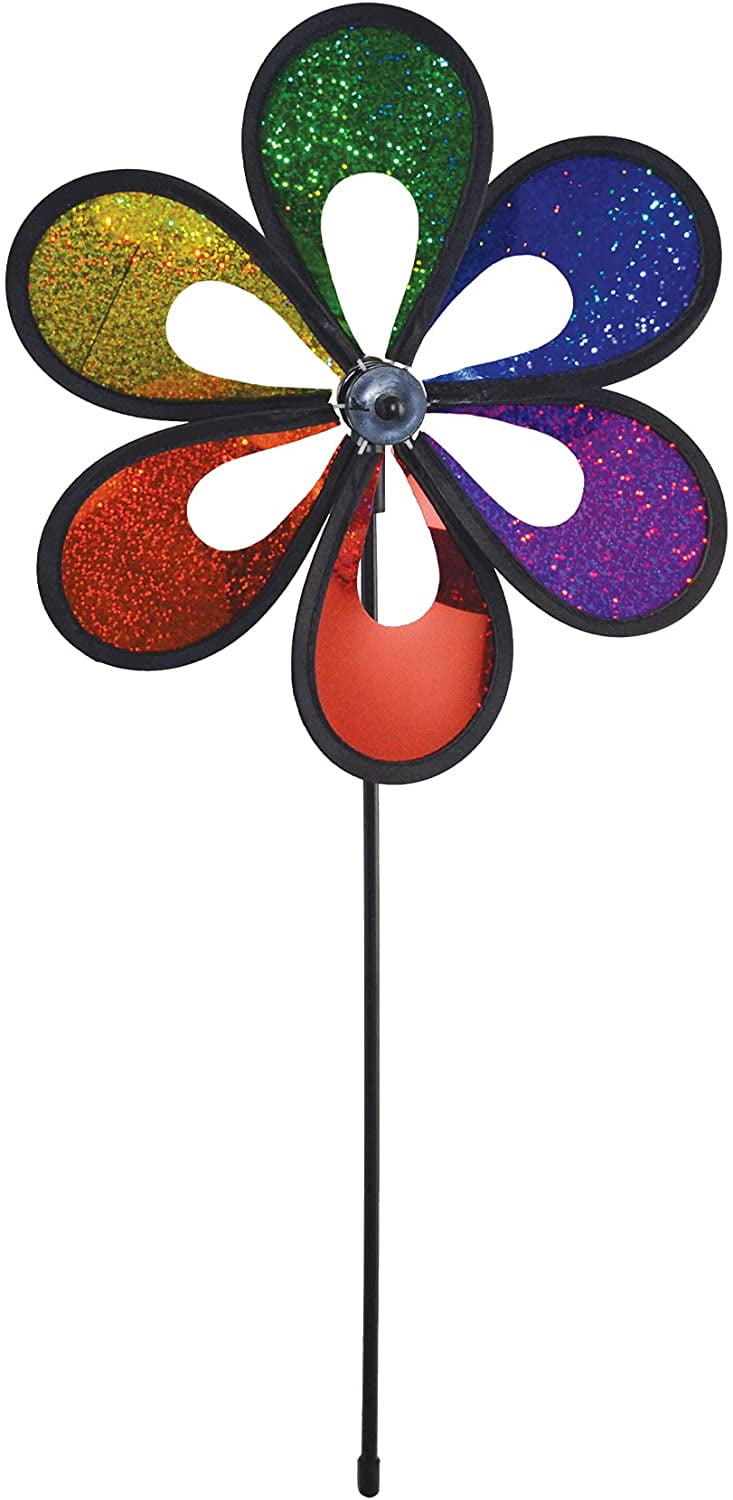 In the Breeze 2670 — 10 Inch Rainbow Mylar Windee Wheelz Wind Spinner ...