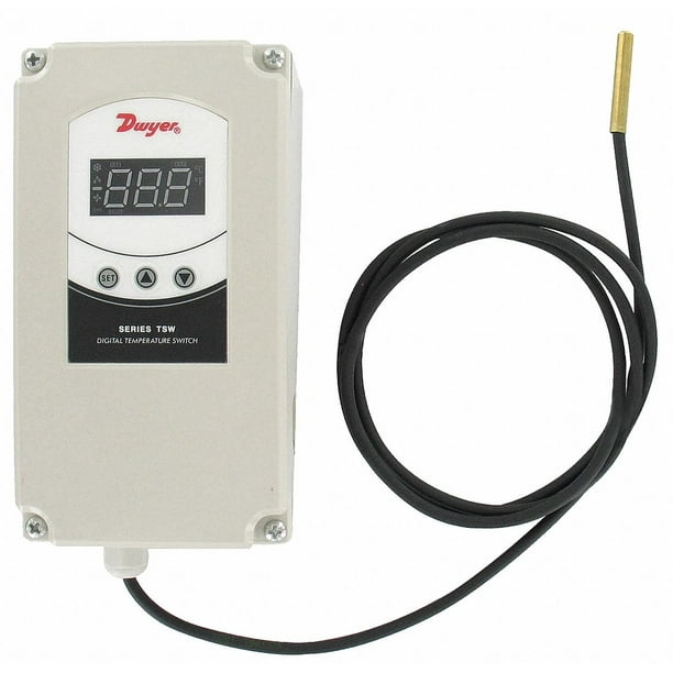 Dwyer Instruments Temperature Controller,Digital,DR TSW-260 - Walmart.com