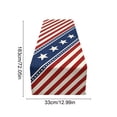 72x13 Inch Polyester Table Runner with Star Print, Holiday Themed ...