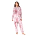 1-Pack Onesie Adult Hooded Pajamas, Soft Fleece Full Zip One Piece ...