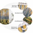 Fall Branch Trees Bathroom Shower Curtains with 12 Hooks Polyester ...