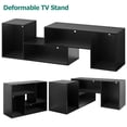 Dextrus Gaming Entertainment Center for PS5, Large LED TV stand for 75 ...