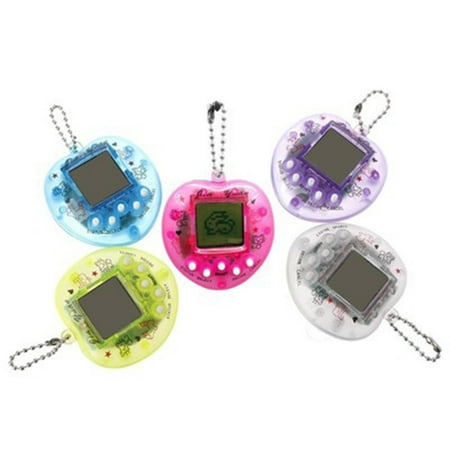 Electronic Pet Game Machine Transparent Heart Shape Virtual Pet Puzzle ...