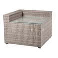 Steve Silver Tamyra Corner Side Table & Ottoman - Walmart.com