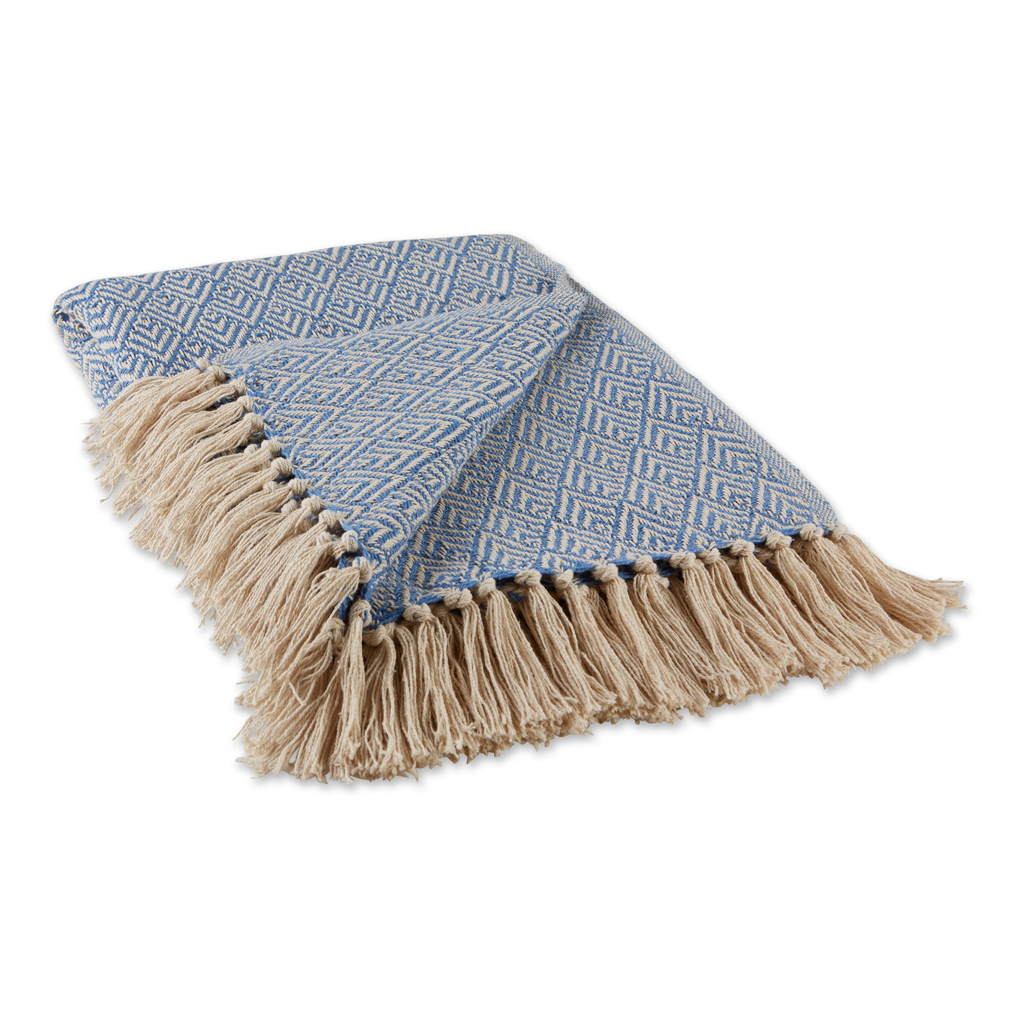 Stonewash Blue Diamond Throw - Walmart.com