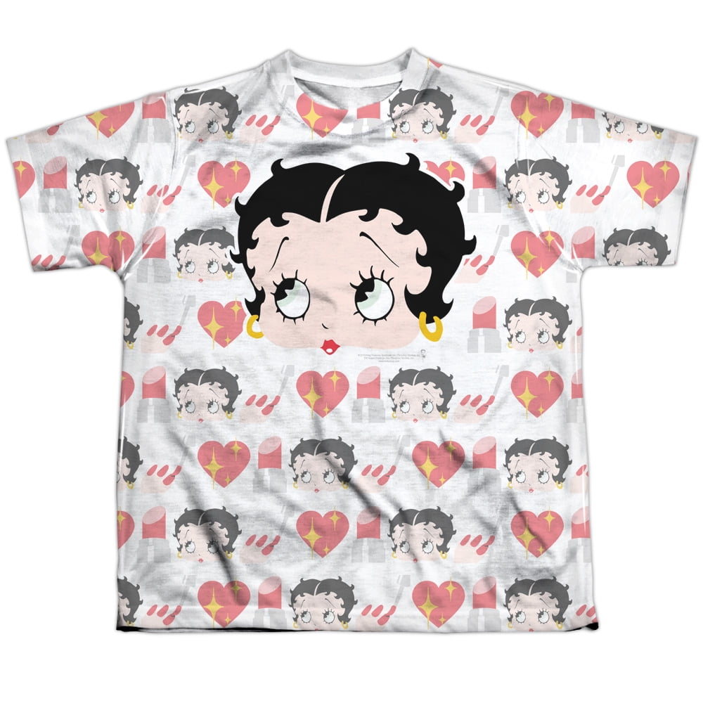 Betty Boop - Symbol Sub - Youth Short Sleeve Shirt - Small - Walmart.com