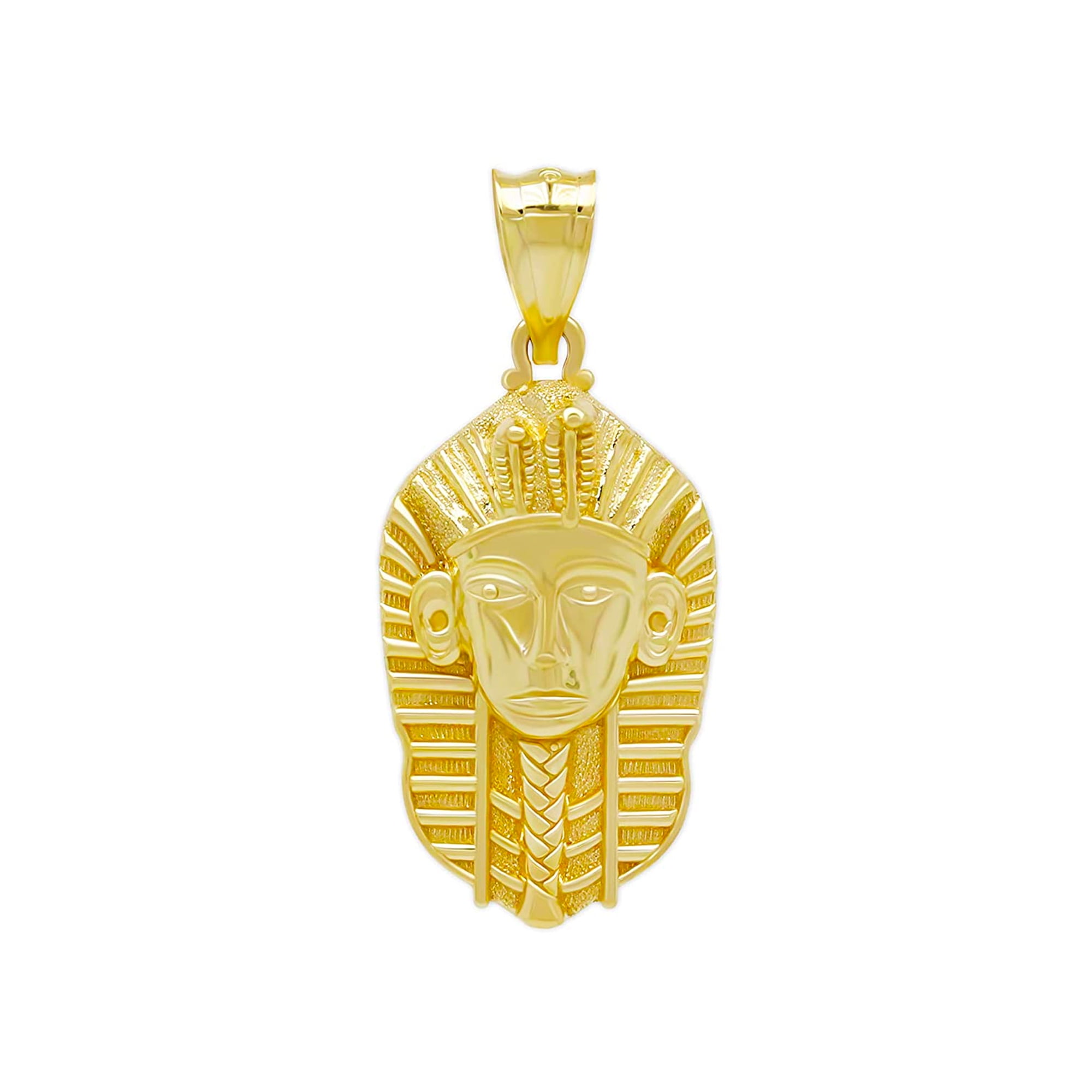 Charm America - Gold Egyptian Pharaoh Charm - Pharaoh Pendant - 10 ...