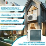 Daikin 24,000 BTU (9K + 18K) 21SEER2 Dual Zone Mini Split Wi-Fi Enabled ...