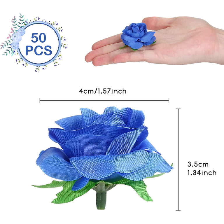 Blue Vintage Tissue Packets FYSUIMU 50-Pack Blue Floral Tissue Packs ...