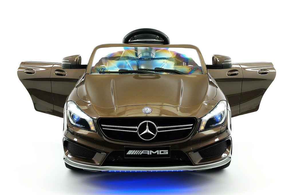MERCEDES BENZ CLA45 RIDE-ON TOY CAR WITH PARENTAL REMOTE | BROWN ...