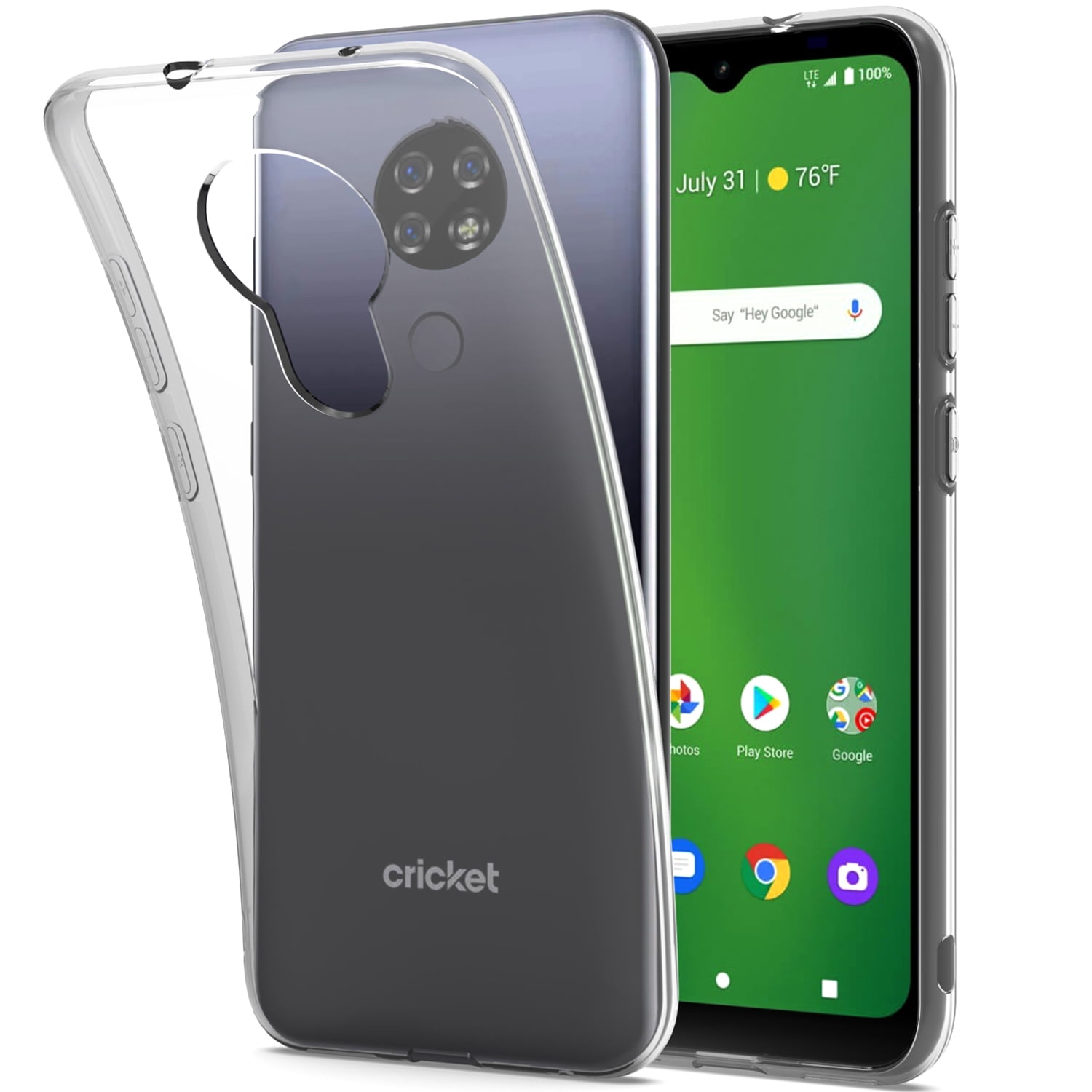 CoverON Cricket Ovation / AT&T Radiant Max Phone Case, FlexGuard Series ...
