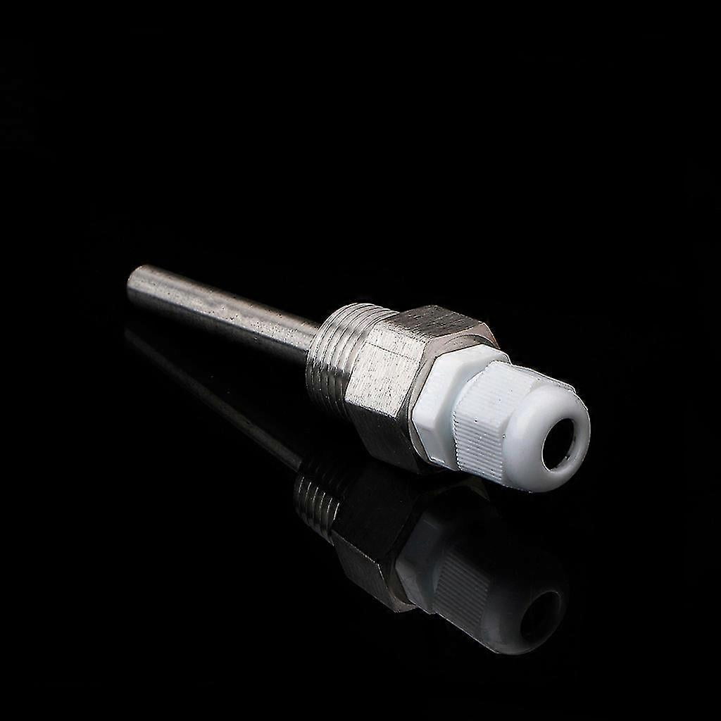 Termopozo de acero inoxidable con rosca NPT de 50-250 mm y 1/2" para ...