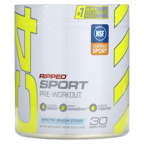 Pre entrenamiento Cellucor C4 Ripped Sport 30 Servicios gris Cellucor ...