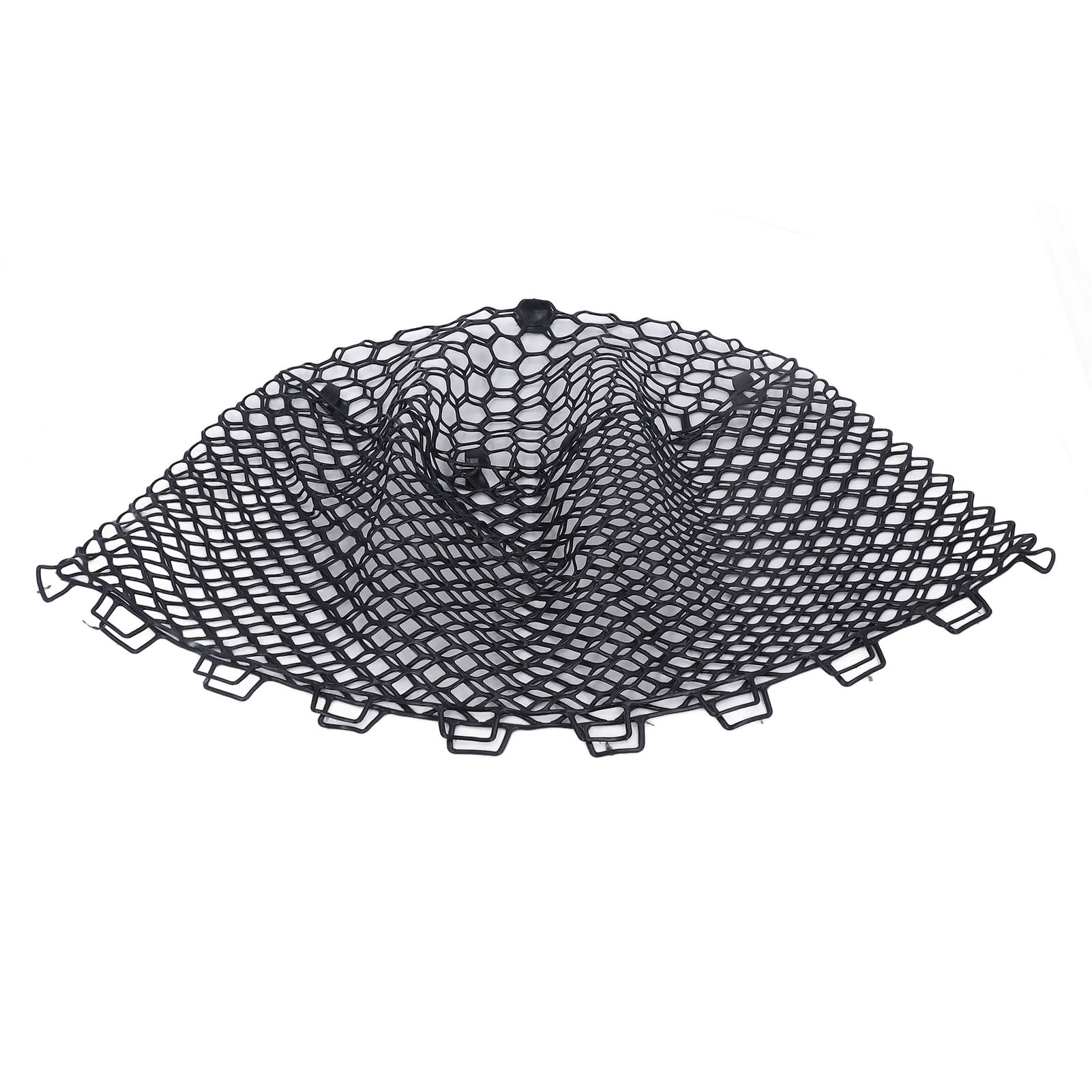 Rubber Fishing Net Replacement Transparent Black Collapsible Fishing ...