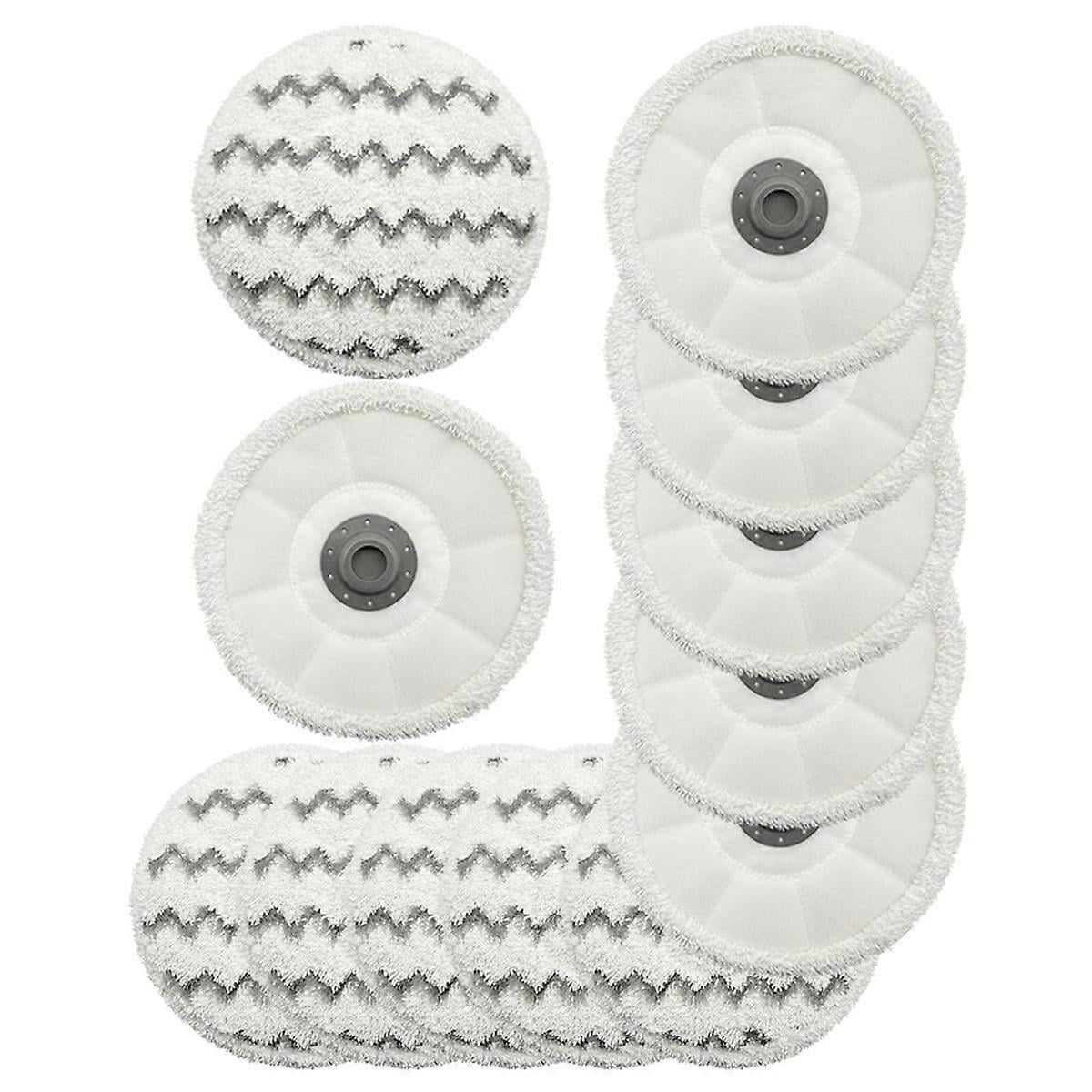 12Pack Rotating Mop Pads Replacement for SmartSteam 3897A Scrubbing ...