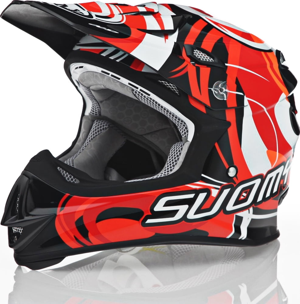 Suomy Jump Vortex MX Offroad Helmet Red XL - Walmart.com