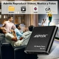 AGPTEK 4K Media Player, Remote Control, MP4, Aluminum Alloy, HD Video ...