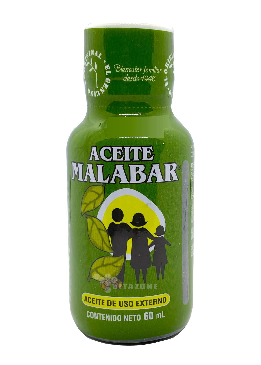 Aceite Malabar 60 ml Greenside 100% Natural Greenside GRSACEITEMALABAR ...