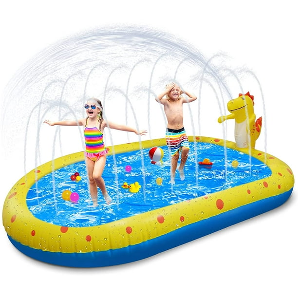 SUGIFT Inflatable Splash Pad Water Sprinkler Pool for Kids - Walmart.com