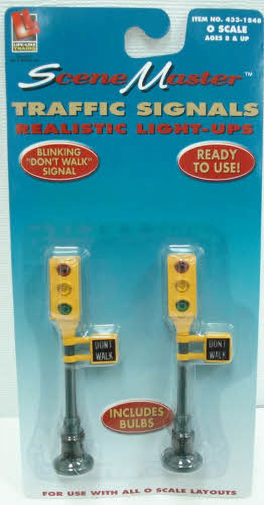Life Like 1848 O Scale Light-Up Traffic Light Signals (2) - Walmart.com