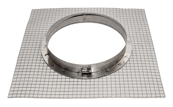 SmartFlex Bottom Plate, Galv. Mesh - 10" Diameter & 18" x 18" Base ...