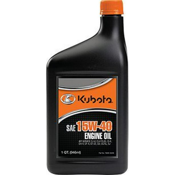 Kubota SAE 15W-40 Engine Oil (1 Quart) - Walmart.com