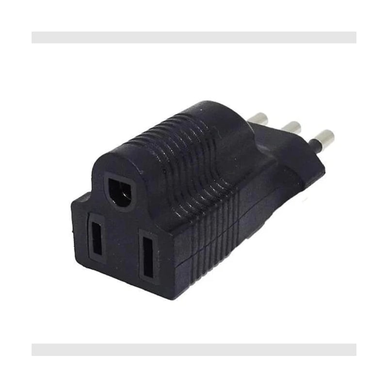 Adaptador eléctrico americano a europeo 220/110V 10A 250V | Bodega ...