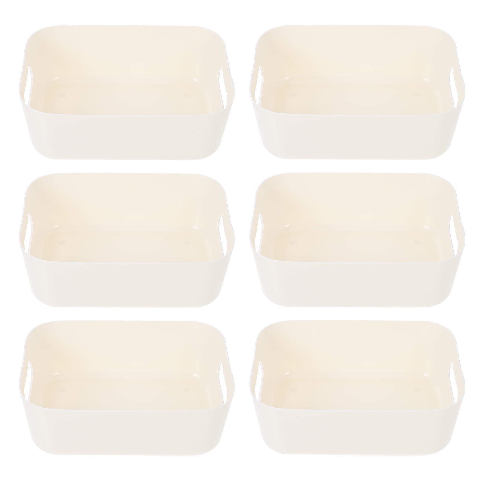Click here for Shisuyan Small Storage Bins White 6pcs 8*5.3*2.6in... prices
