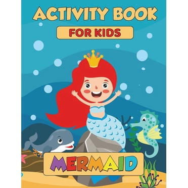Mermaid and Unicorn Coloring Book For Girls 6-12 : An Activity book ...