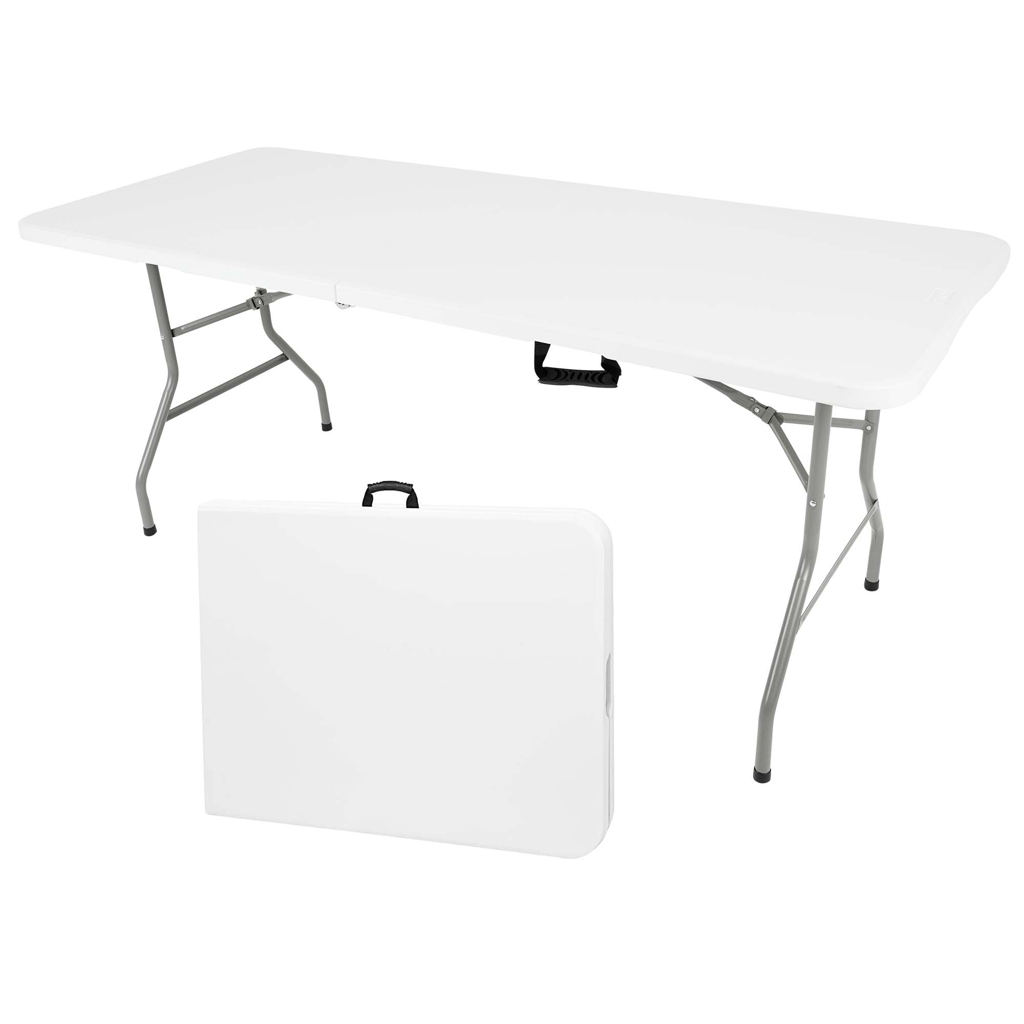 Mesa Plegable Duralife Tipo Portafolio 180 cm para Patio o Comedor ...