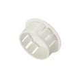 6pcs Mounting 25mm x 11mm White Nylon Round Snap Panel Locking Hole ...