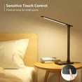 Lepro LED Desk Lamp Touch Control Dimmable 9.5W 800lm 3 Color Modes 5 ...
