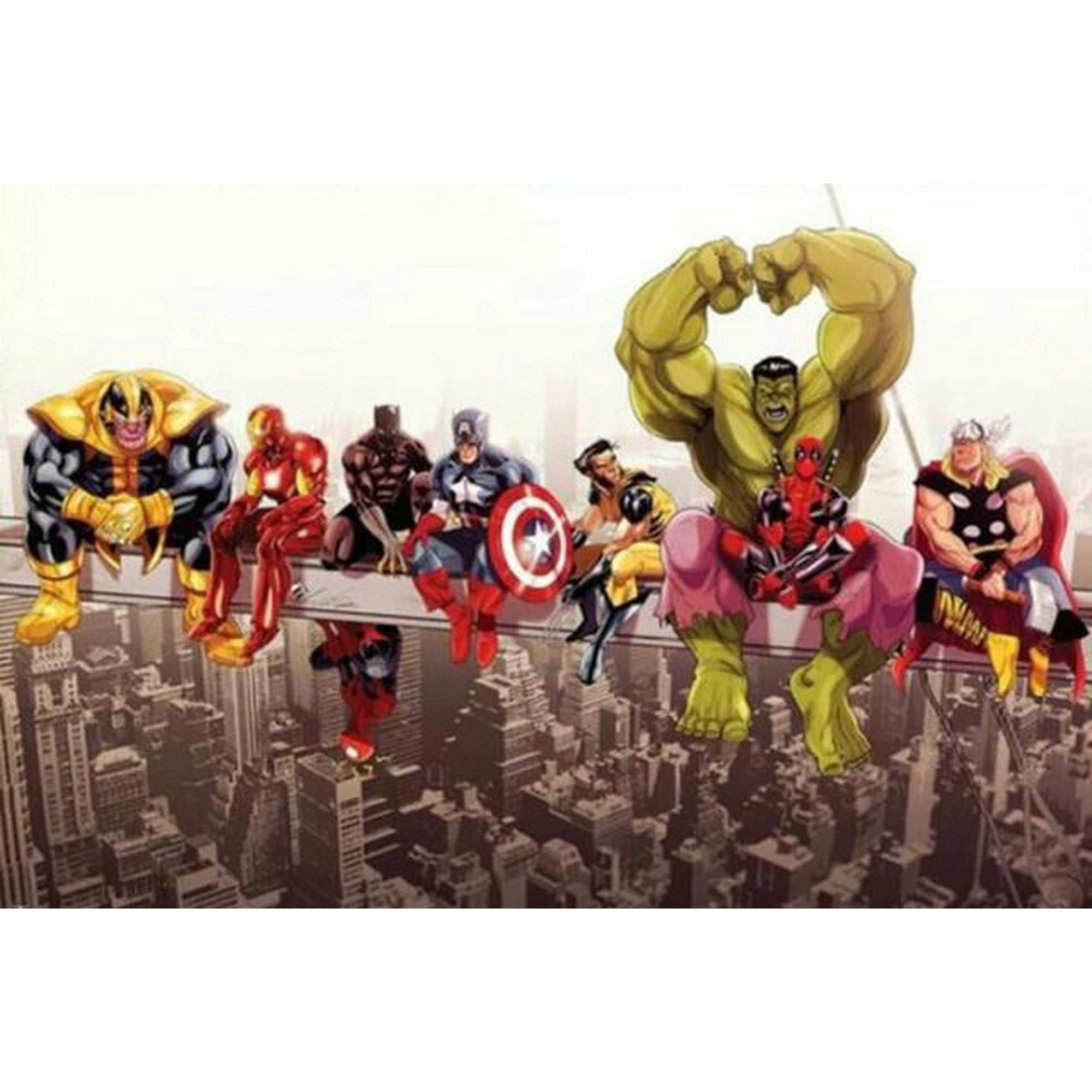 Superhero Wall Murals
