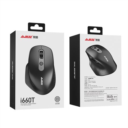 Ajazz i660T souris rechargeable multimode BT4.0 2.4G souris optique ...