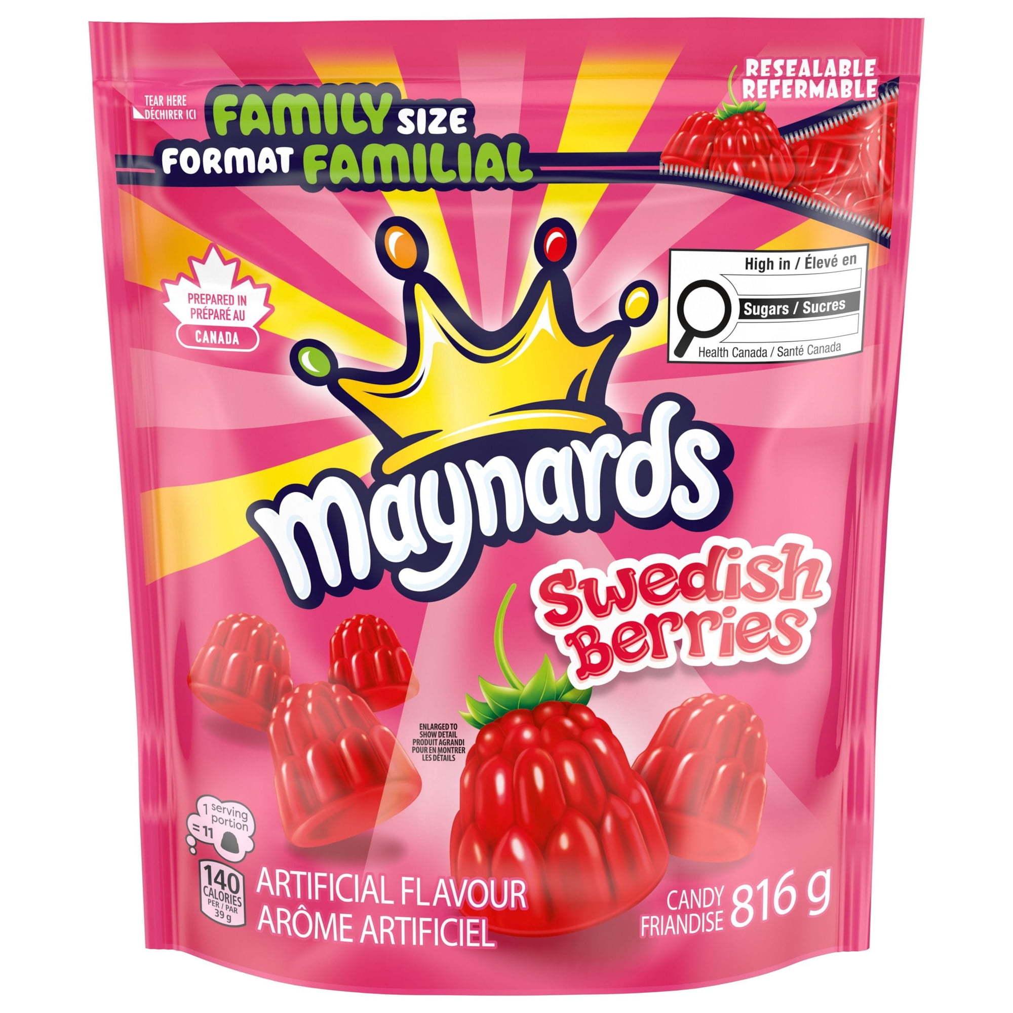 Click here for Maynards Swedish Berries Gummy Candy 816g prices