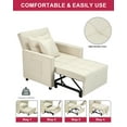 Litbird Convertible Chair Sleeper Bed, Futon Chair Turns Into Bed, Sofa ...