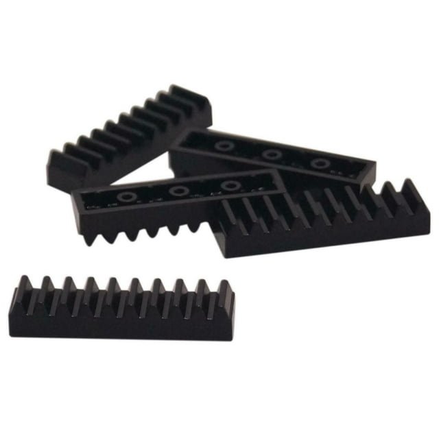 LEGO Technic, Gear Rack 1 x 4 Black (5 Pieces) - Walmart.com
