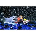 Penn-Plax Jaws Resin Aquarium Decor, Boat Attack Scene, Small, Multi ...