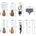 Cheese Knife Set 14 Piece, Stainless Steel Cheese Knives, Charcuterie ...