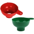 Agiufgs Wide Mouth Funnel Plastic, Widened Mouth for Easy Pouring, for ...