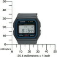 Casio Men's Classic Digital Watch, Black with Microlight, Stopwatch ...