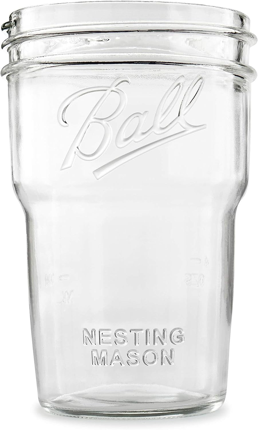 Ball Nesting Mason Jar Set, Wide Mouth, Pint, 12-Pack - Walmart.com