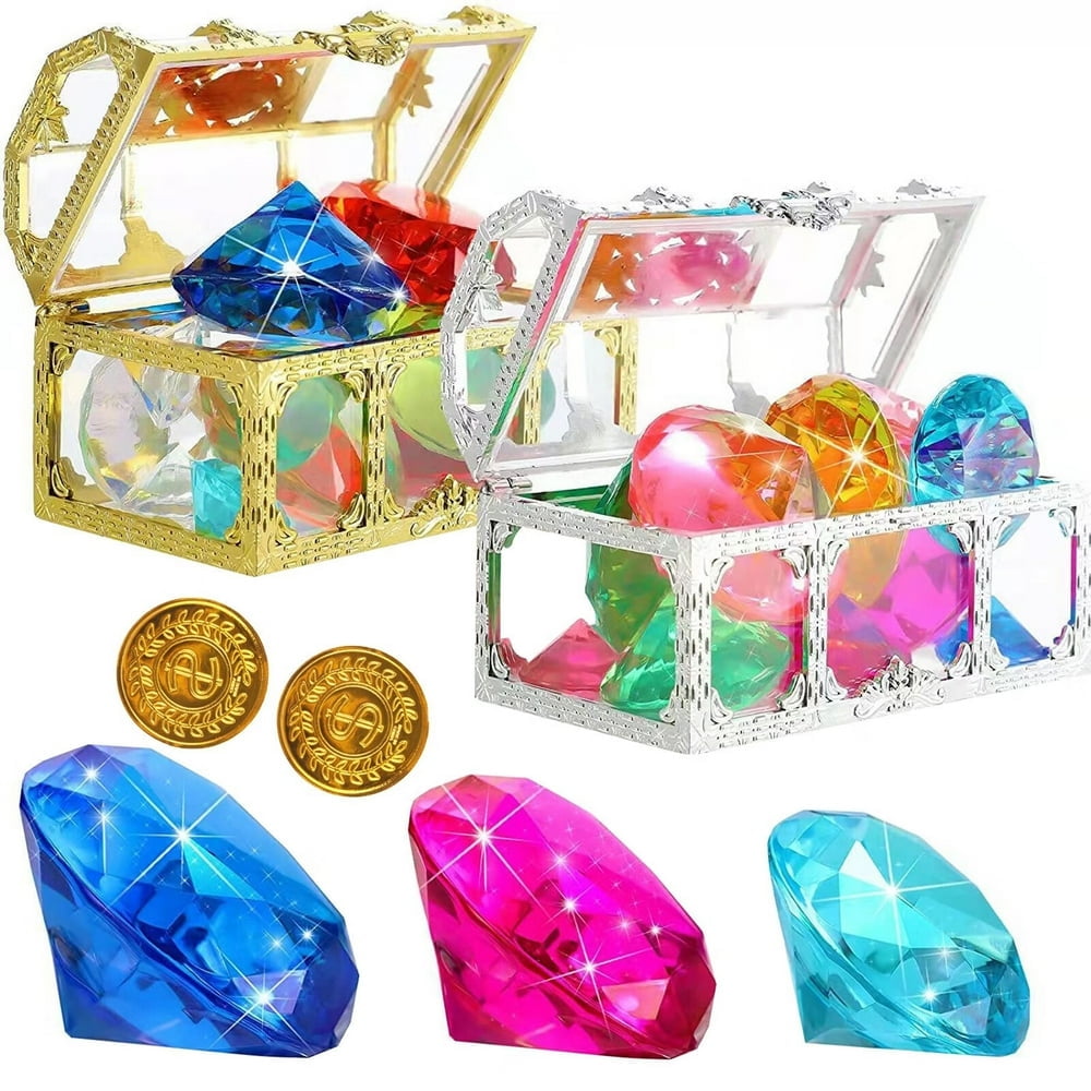 Click here for Generic 24 Pieces Diving Gem Pool Toys Colorful Su... prices