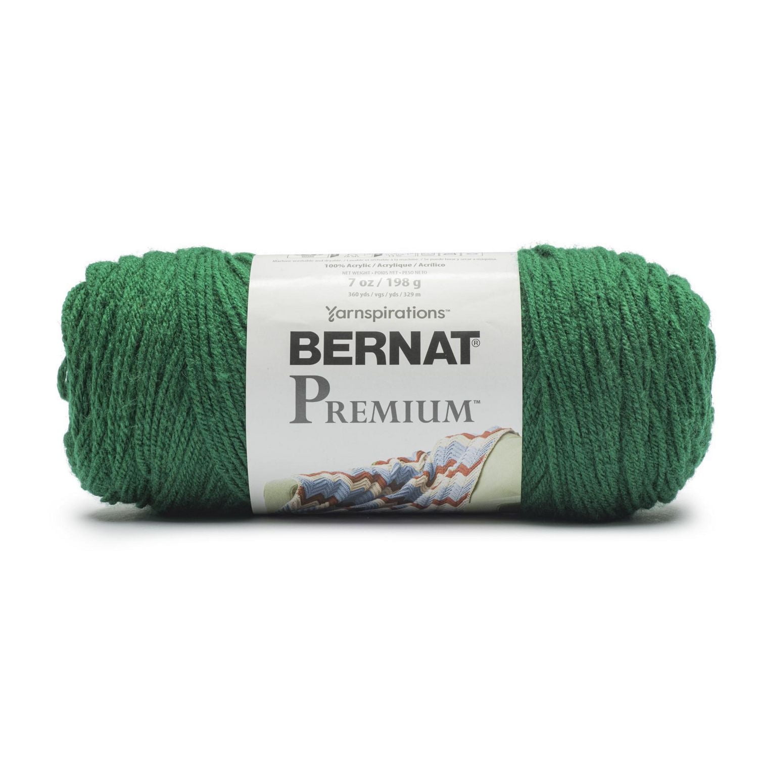 Bernat® Premium™ Yarn, Acrylic #4 Medium, 7oz/198g, 360 Yards, Acrylic ...