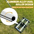 Updated Lawn Leveling Rake with Aluminum Rollers, Stainless Steel 30 ...