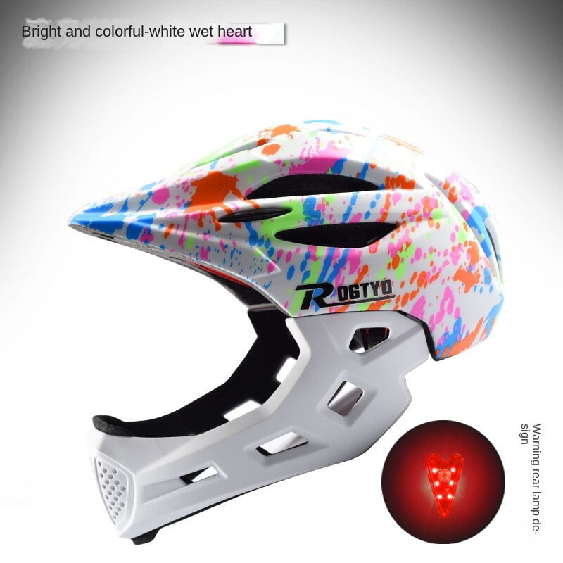 Click here for Zmnew Kids Full Face Bike Helmet Kids Mountain Bik... prices