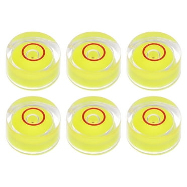 3 Packs Round Bubble Level 15x8mm Mini Circular Bullseye Spirit Levels ...