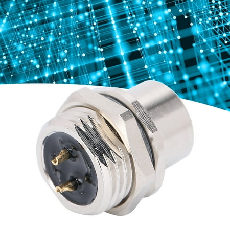 Greensen Waterproof Connector,2 Pin Waterproof Socket,Panel Mount ...