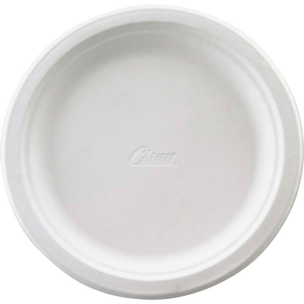 Chinet Premium White Fiber Plates, 125 Count - Walmart.com